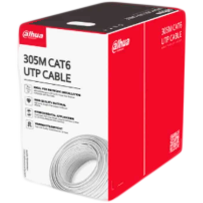 Cable UTP CAT6 Dahua® Interior 305m 100% Cobre Color Blanco -DH-PFM920I ...